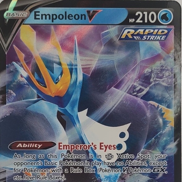 Pokemon | Toys | Empoleon V 4063 Pokmon Battle Styles Full Art Ultra ...